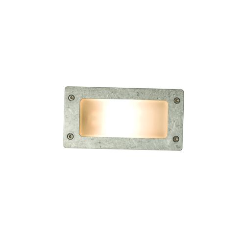 Wall/Ceiling Light Rectangular Plain Bezel Aluminium